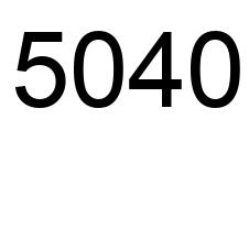 5040 number facts