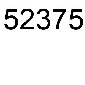 52375 number facts, meaning and properties