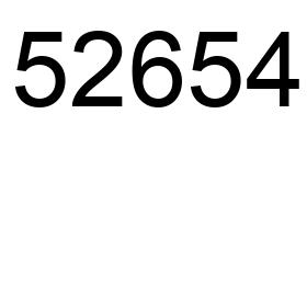 52654 number facts, meaning and properties