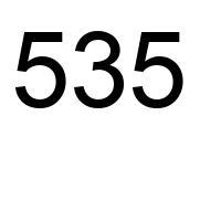 Number 535 facts
