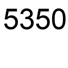 5350 number facts