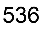 Number 536 facts