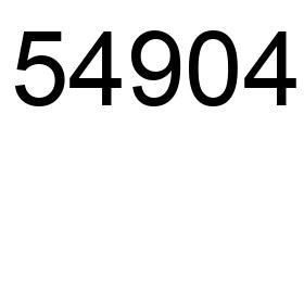 54904 number facts, meaning and properties