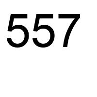 Number 557 facts