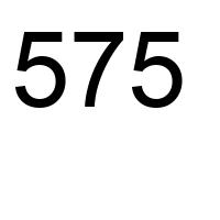 Number 575 facts