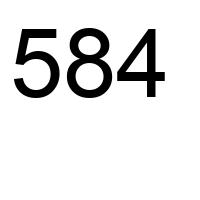 Number 584 facts