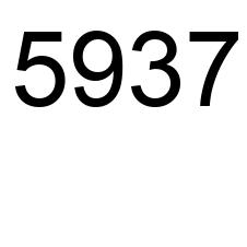 5937 number facts