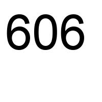 Number 606 facts