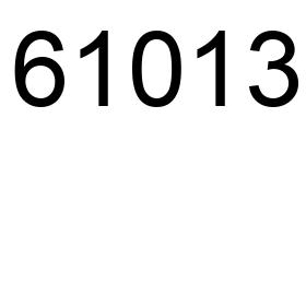 61013 number facts, meaning and properties