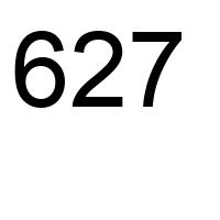 Number 627 facts