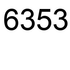 6353 number facts