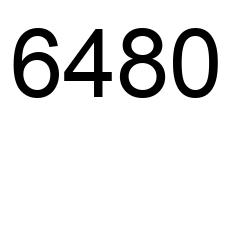 6480 number facts