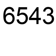 6543 number facts