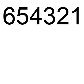 654321 number facts, meaning and properties