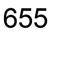 Number 655 facts