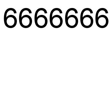 6666666 number facts, meaning and properties
