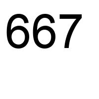 Number 667 facts