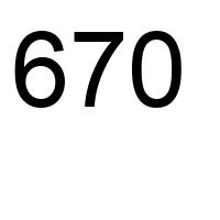 Number 670 facts