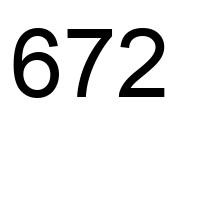 Number 672 facts