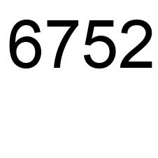 6752 number facts