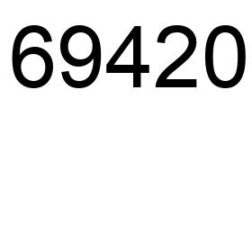 69420 number facts, meaning and properties