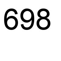Number 698 facts
