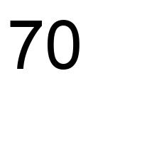 Number 70 facts