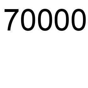 70000 number facts, meaning and properties