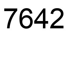 7642 number facts