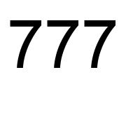 Number 777 facts