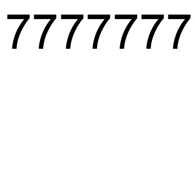 7777777 number facts, meaning and properties