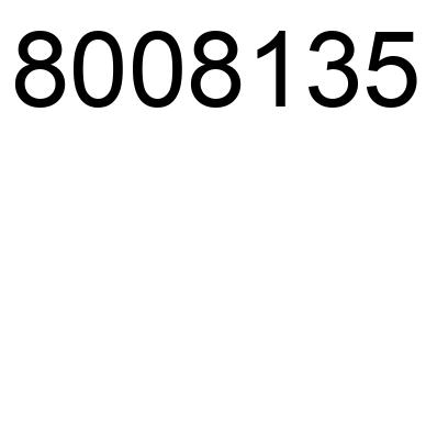 8008135 number facts, meaning and properties