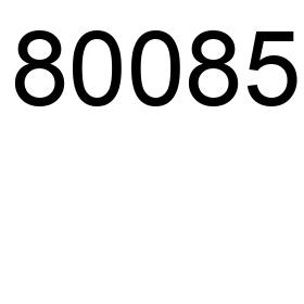80085 number facts, meaning and properties