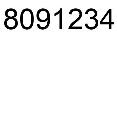 8091234 number facts, meaning and properties