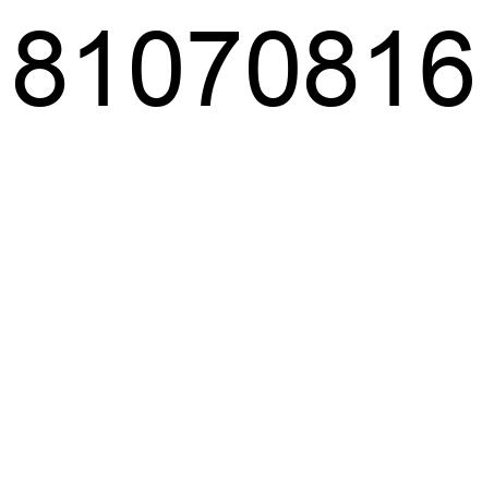 81070816 number, meaning and properties - Number.academy