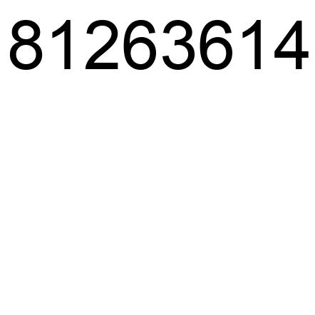 81263614 number facts, meaning and properties