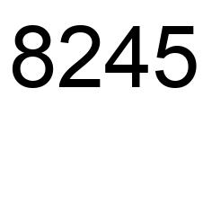 8245 number facts