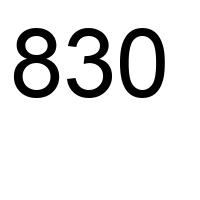 Number 830 facts