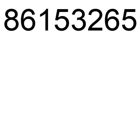86153265 number, meaning and properties - Number.academy