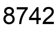 8742 number facts