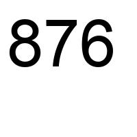 Number 876 facts