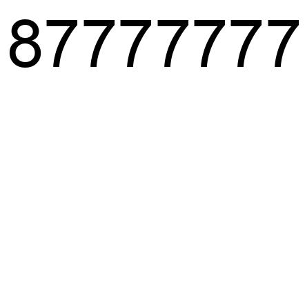 87777777 number facts, meaning and properties
