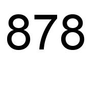 Number 878 facts