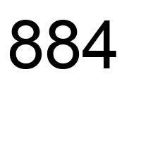 Number 884 facts