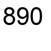 Number 890 facts