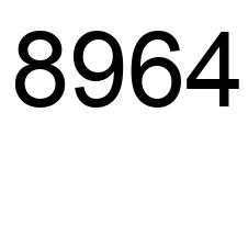 8964 number facts