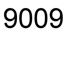 9009 number facts