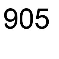 Number 905 facts