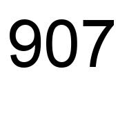 Number 907 facts