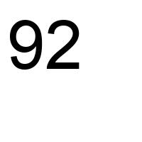 Number 92 facts